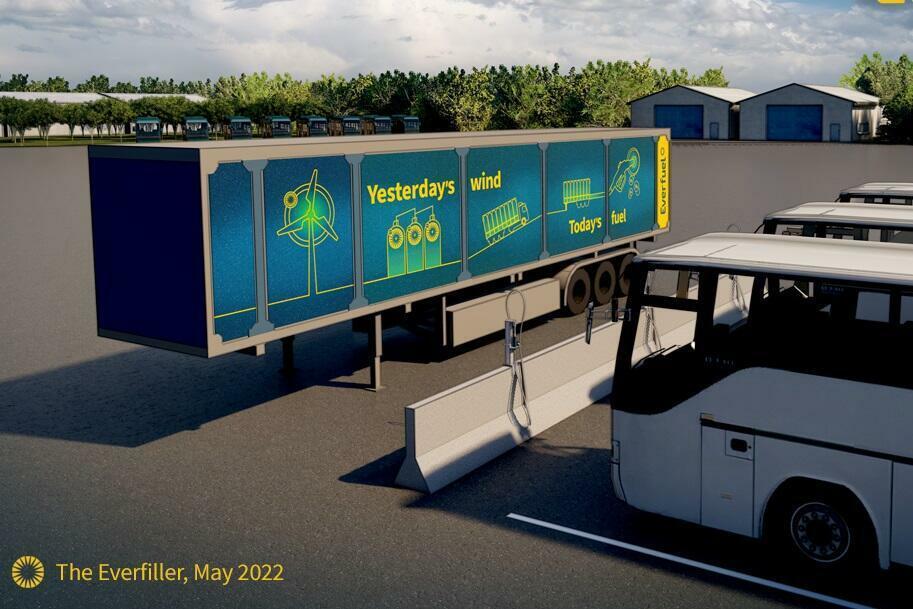 Her er Everfuels mobile hydrogenfylleenhet - Norsk Hydrogenforum