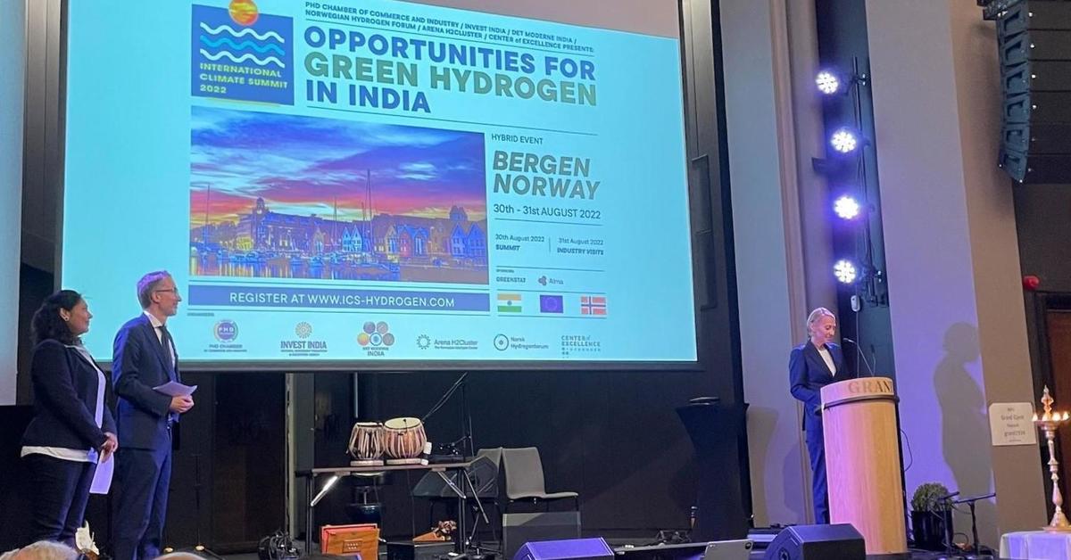 Store muligheter for indisk-norsk hydrogensamarbeid - Norsk Hydrogenforum